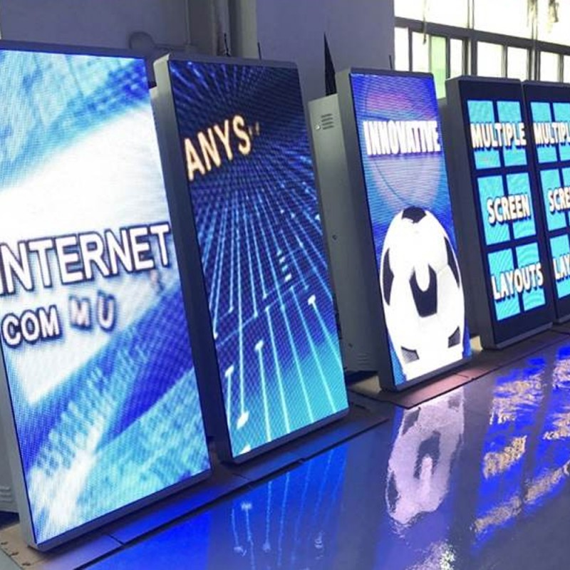 LED Pole Sign Board Manufacturers P5 P6 P8 P10 Solar led display board