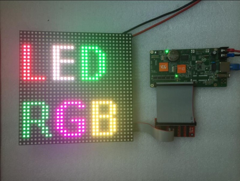 Outdoor SMD P6 RGB LED Board 32x32dots - LEEMAN LED Screen P6.6