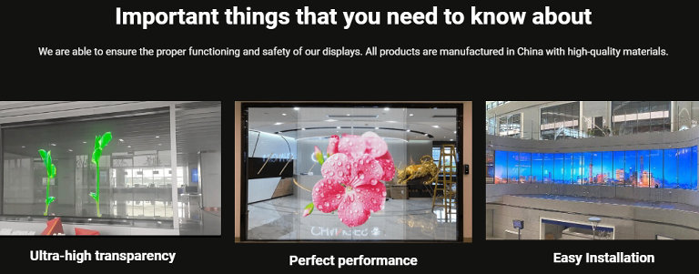 Adhesive LED Film Screen | Flexible Transparent LED Film Display